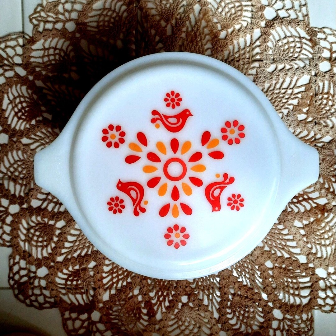 1970s Friendship Pyrex 473 1qt Lid 20-c 21 Pyrex Cinderella - Etsy