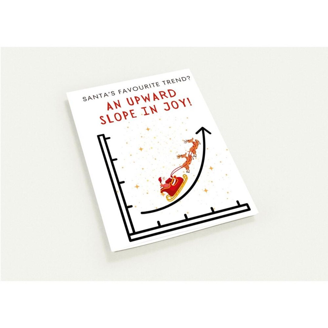 Upward Slope in Joy Holiday Cards pack of 10 - Etsy Canada
