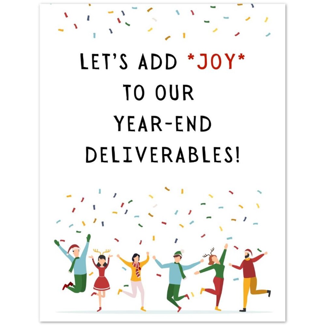 Year-end Deliverables Holiday Post Cards With Envelopes pack of 10 Flat ...