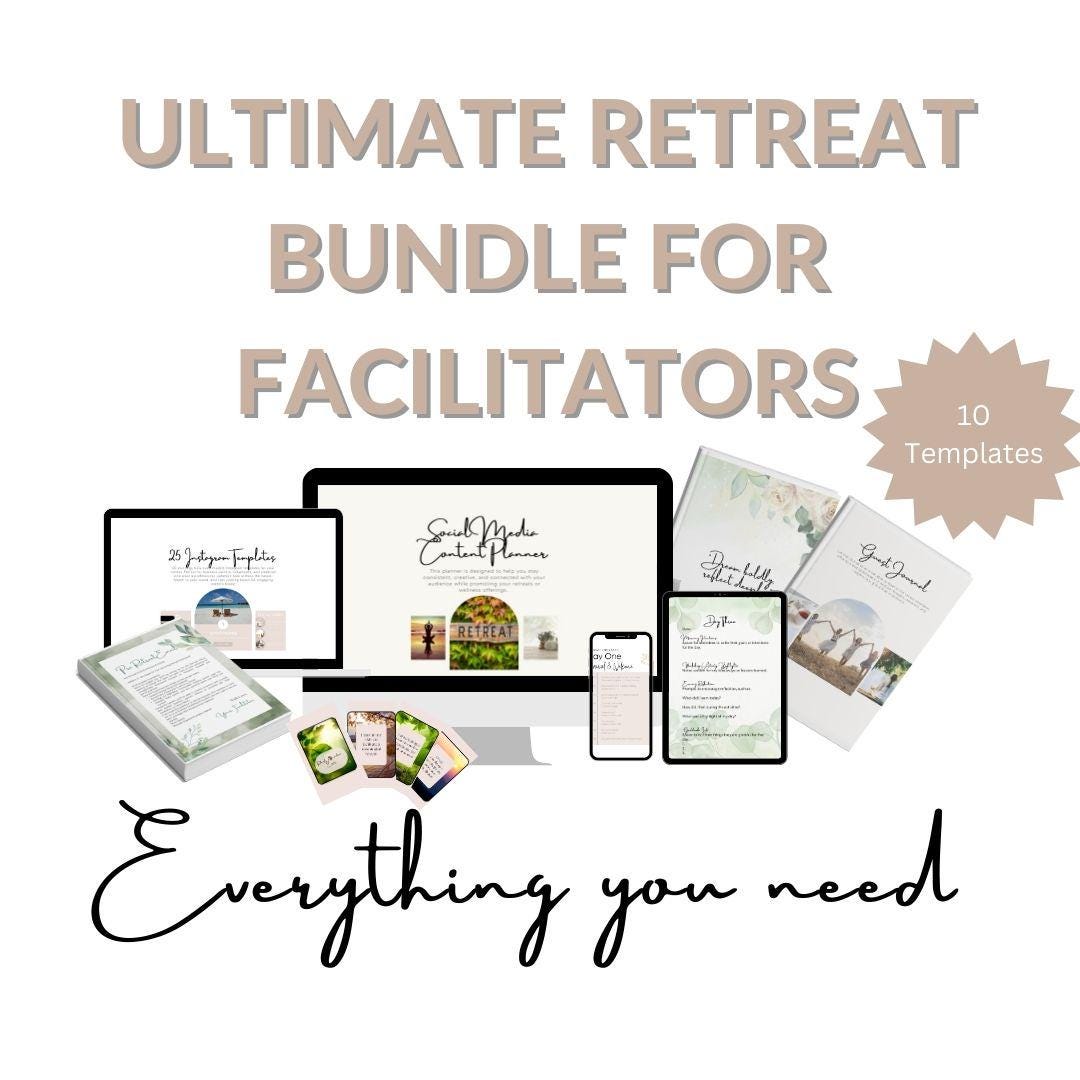 Ultimate Retreat Bundle for Facilitators - Etsy