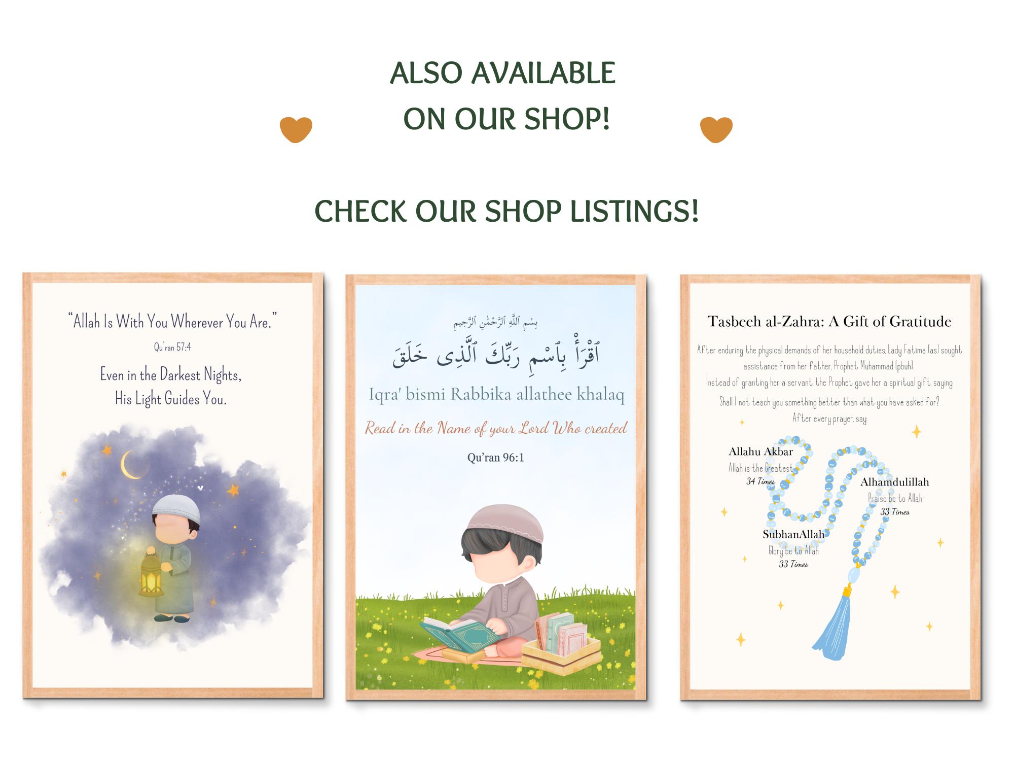 Ramadan Decorations Kids, Gifts Ramadan Children Print, Home Decor ...