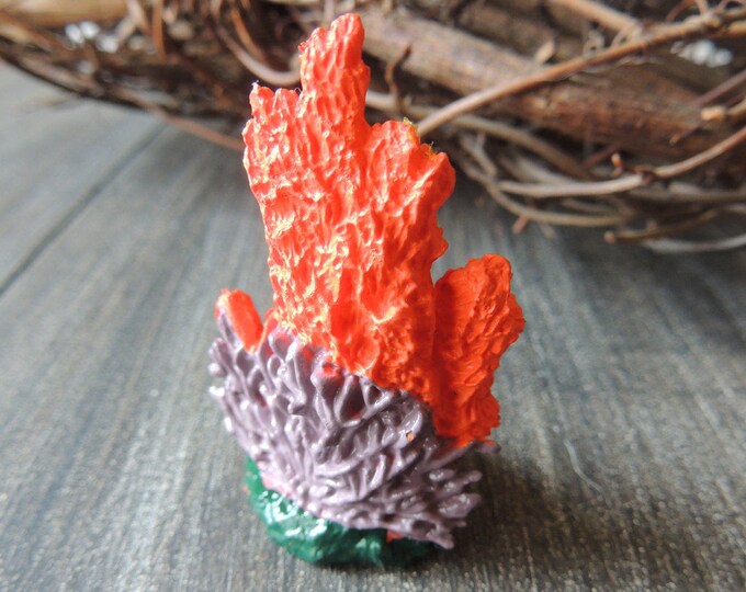 MINIATURE CORAL Reef Figures Figurines Fairy Garden Dollhouse Diorama ...