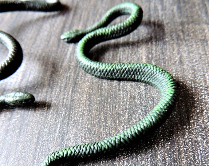 MINIATURE SNAKE Animal Figures Figurines for Fairy Gardens Dollhouse ...