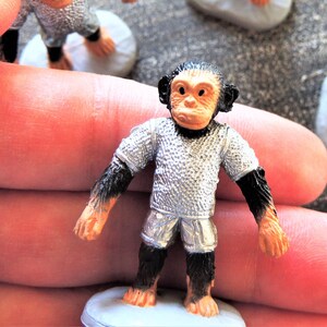 MINIATURE CHIMP Ham Enos Space Astronaut Figures Figurines Fairy Garden ...