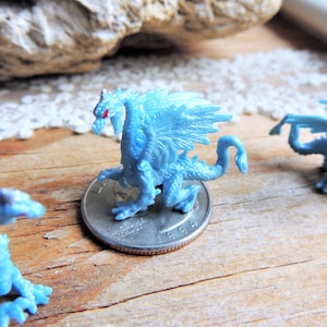 Blue Dragon MINIATURES Tiny Figures Figurines Dollhouse Diorama ...