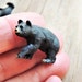 MINIATURE BLACK BEAR Animal Figurine Fairy Garden Terrarium Dollhouse ...