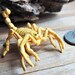 MINIATURE DEATHSTALKER SCORPION Animal Figurine Figures Fairy Garden ...