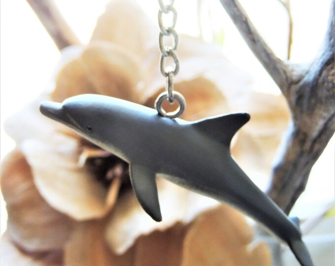 KEYCHAIN Key Chain DOLPHIN Key Ring Key Fob Animal Cute Fun Cool Unique ...