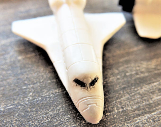 MINIATURE NASA Space Shuttle Spaceship Rocket Figurine Figure Fairy ...