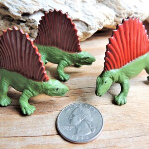 MINIATURE DINOSAUR DIMETRODON Animal Figures Figurine Fairy Gardens ...
