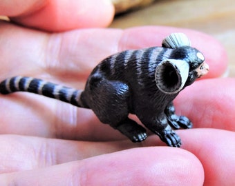 MINIATURE ANIMALS Capuchin Monkey Plastic Animal Figure Figurines ...