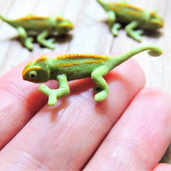 Miniature Plastic Animal Figurines - Etsy
