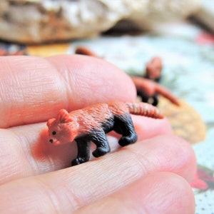 MINIATURE RED PANDA Animals Figures Figurines Fairy Garden Dollhouse ...