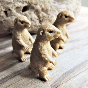 MINIATURE PRAIRIE DOG Plastic Animals Figures Figurines | Etsy