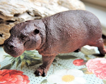 Set of Miniature Hippos Mini Hippopotamus Terrarium - Etsy