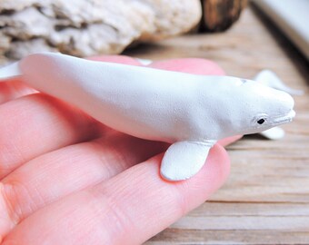 MINIATURE KILLER WHALE Orca Animal Figures Figurines Dollhouse Fairy ...