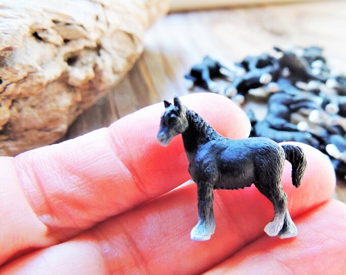 MINIATURE HORSE Miniatures Animal Figurine Micro Mini Fairy - Etsy