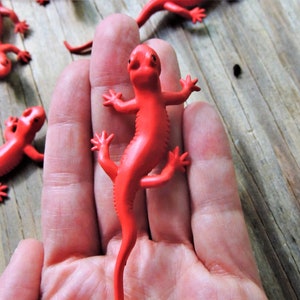 MINIATURE SALAMANDER Animal Figure Figurine Fairy Garden Dollhouse ...