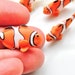 MINIATURE CLOWNFISH Tiny Sea Animals Figurines Figures for Fairy Garden ...