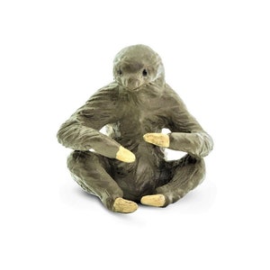 Tiny MINIATURE SLOTH Animal Figurine Figures Dollhouse Diorama ...