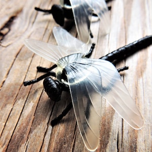 MINIATURE DRAGONFLY Animal Insect Figures Figurines Fairy Garden ...