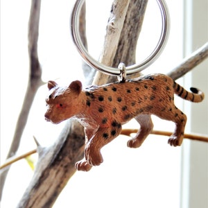 KEYCHAIN Key Chain OCELOT Key Ring Key Fob Animal Cute Fun Cool Unique ...