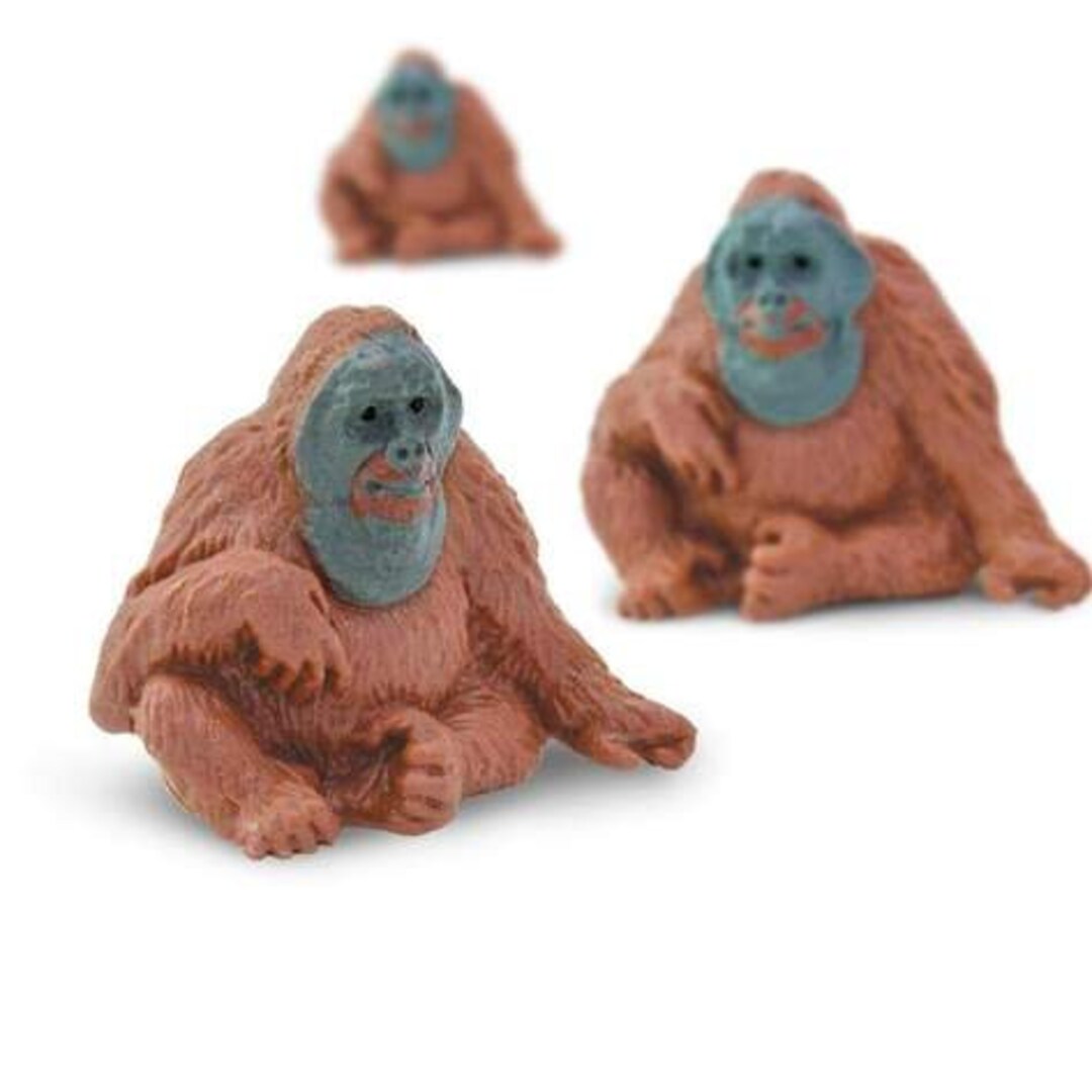 MINIATURE ORANGUTAN: Figurine Tiny Mini Figures Dollhouse Diorama ...