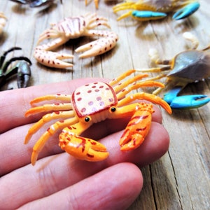 MINIATURE CRAB Plastic Animal Figure Figurines Dollhouse Diorama ...