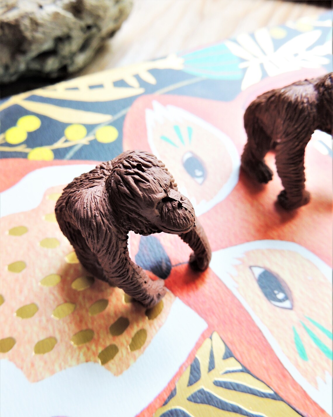 MINIATURE ANIMALS ORANGUTAN Ape Plastic Animal Figures - Etsy