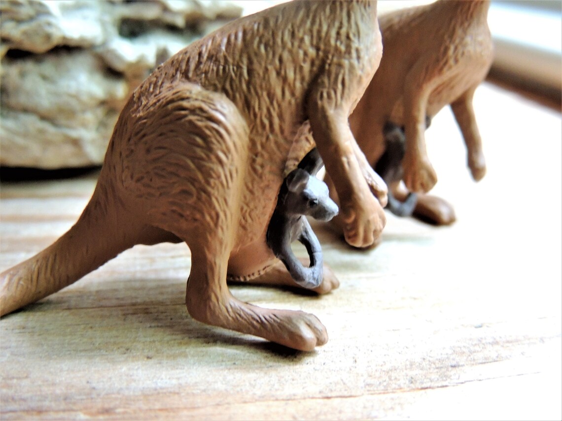 KANGAROO MINIATURE Animals Figurines Figures Fairy Garden - Etsy