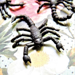 MINIATURE SCORPION Tiny Soft Miniatures Desert Animals Micro Mini Fairy ...