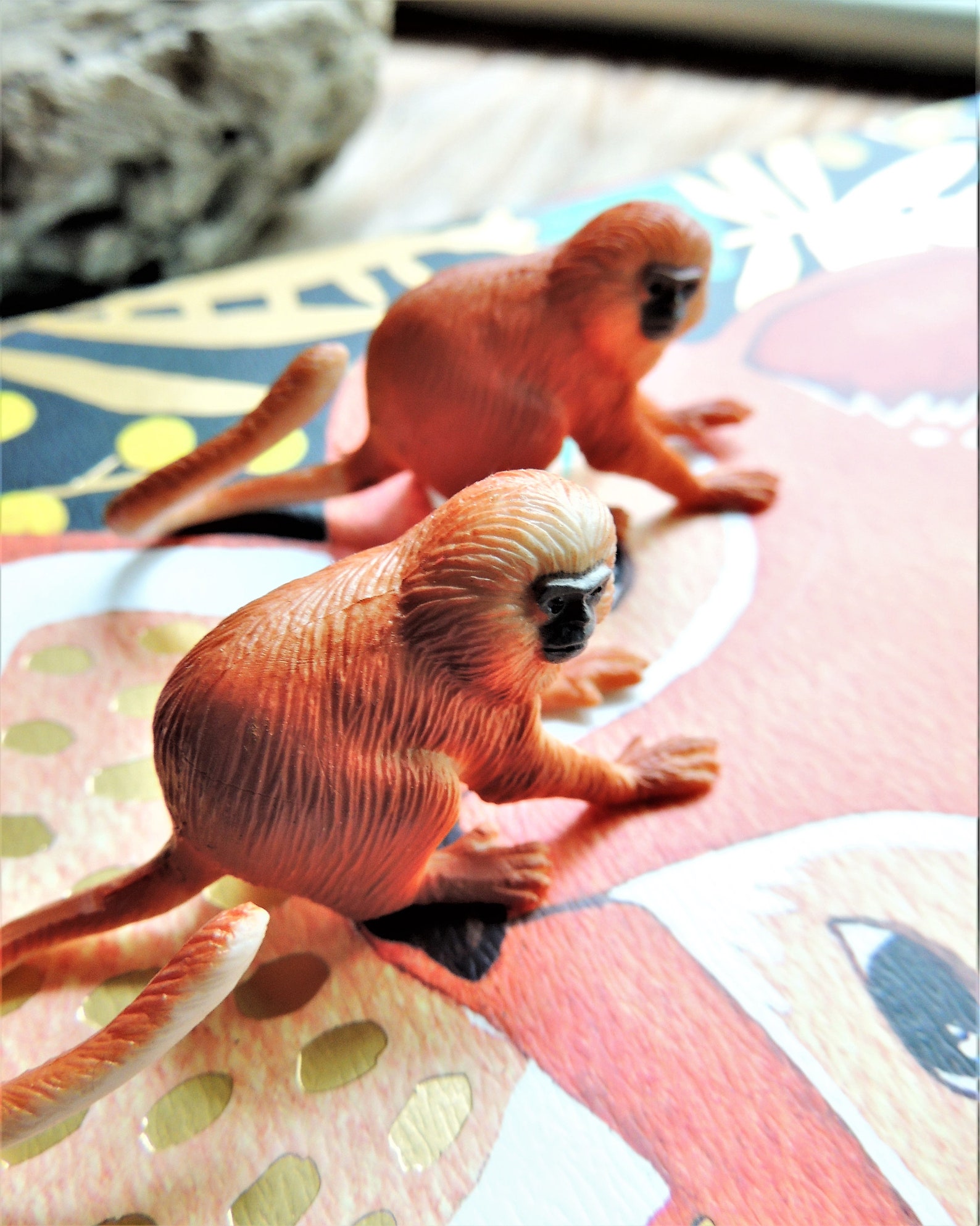 MINIATURE ANIMALS MONKEY Plastic Animal Figures Figurine Doll - Etsy
