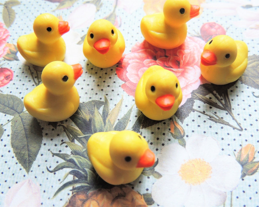 MINIATURE RUBBER DUCK Sets of 10+ Ducky Duckies Micro Minis Tiny ...
