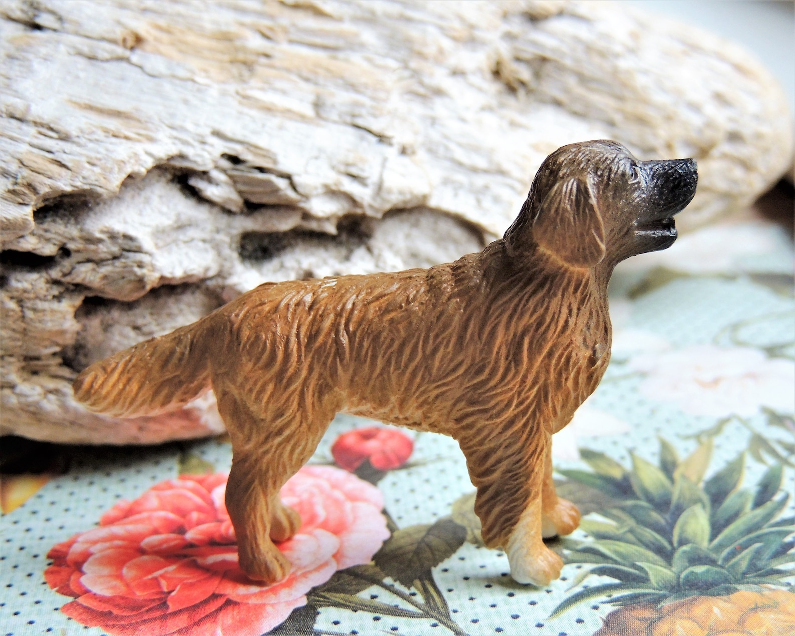 DOG MINIATURE Animals Figurines Figures Golden Retriever Fairy - Etsy