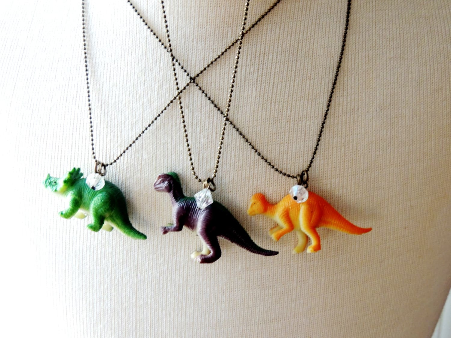 DINOSAUR NECKLACE Dino Necklaces Jewelry Geekery Geek Birthday - Etsy.de