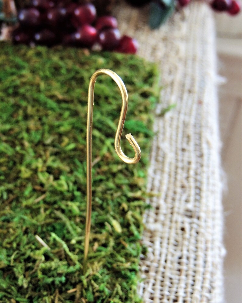 PLACE CARD HOLDER Wedding Gold Miniature Shepherds Hook Mini - Etsy