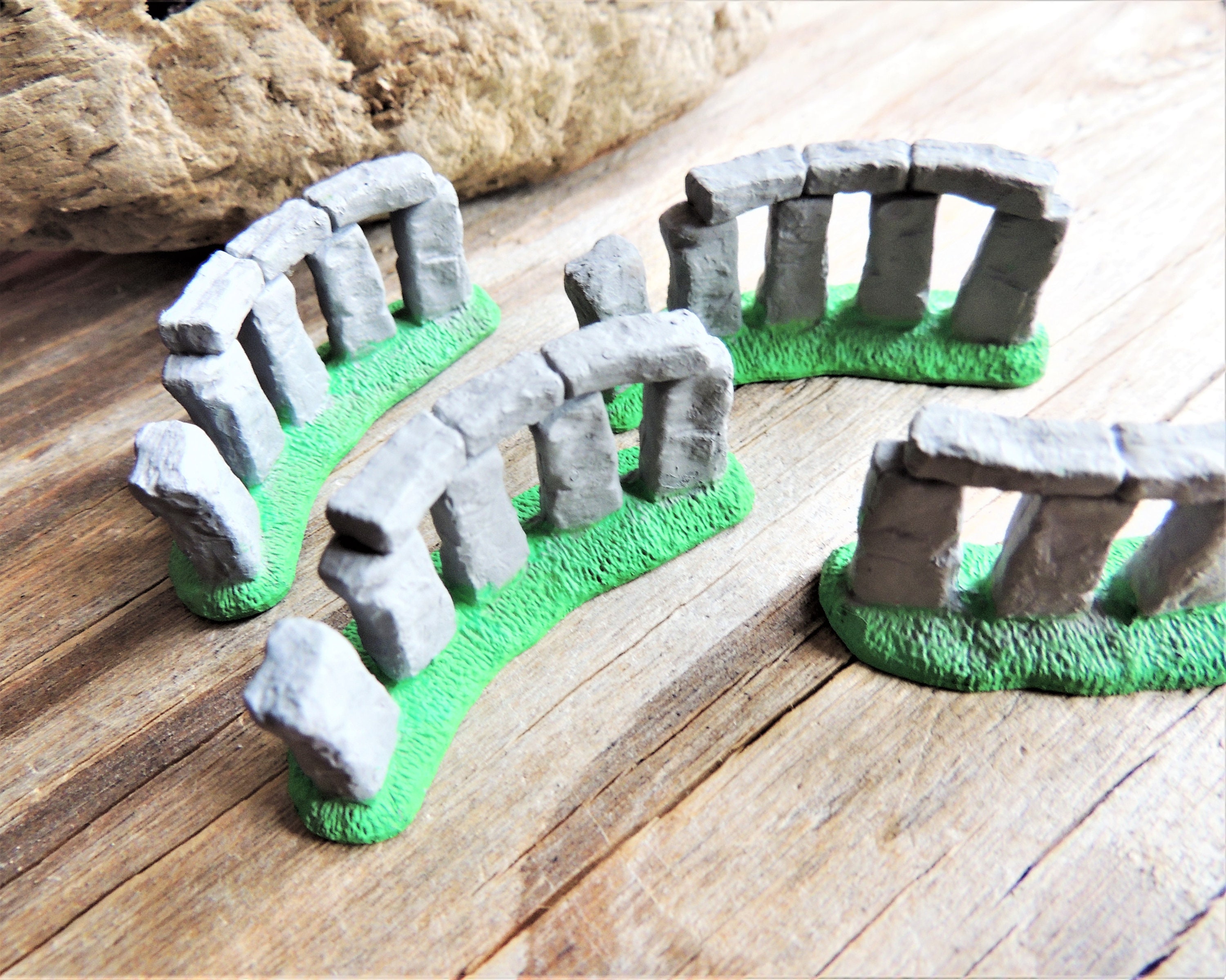 MINIATURE STONEHENGE SECTION Figure Figurine Fairy Garden | Etsy