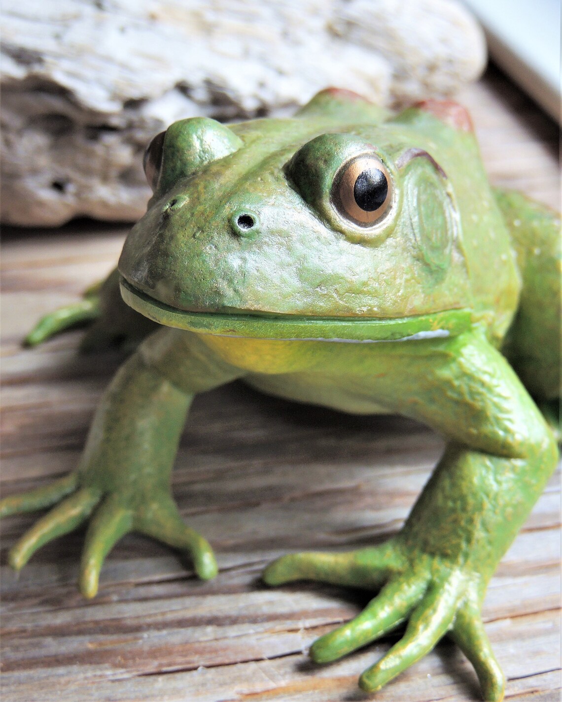 Large MINIATURE AMERICAN BULLFROG Animals Figurines Figures - Etsy