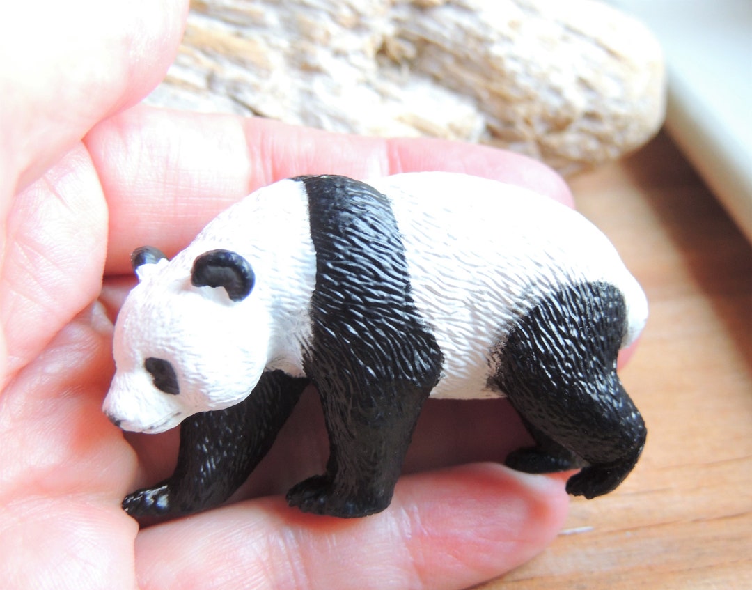MINIATURE PANDA BEAR Animal Figurines Figures Terrarium Fairy Garden ...