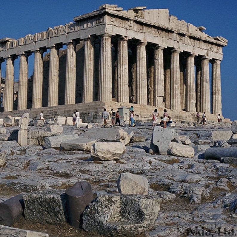 MINIATURE BUILDINGS PARTHENON Landmark Replica Plastic Figures - Etsy