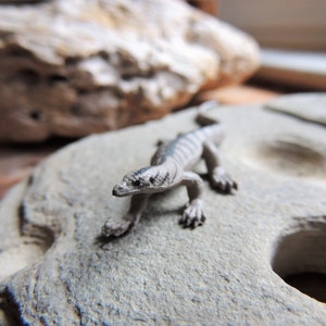 MINIATURE DESERT MONITOR Lizard Animal Figurines Figure Fairy - Etsy