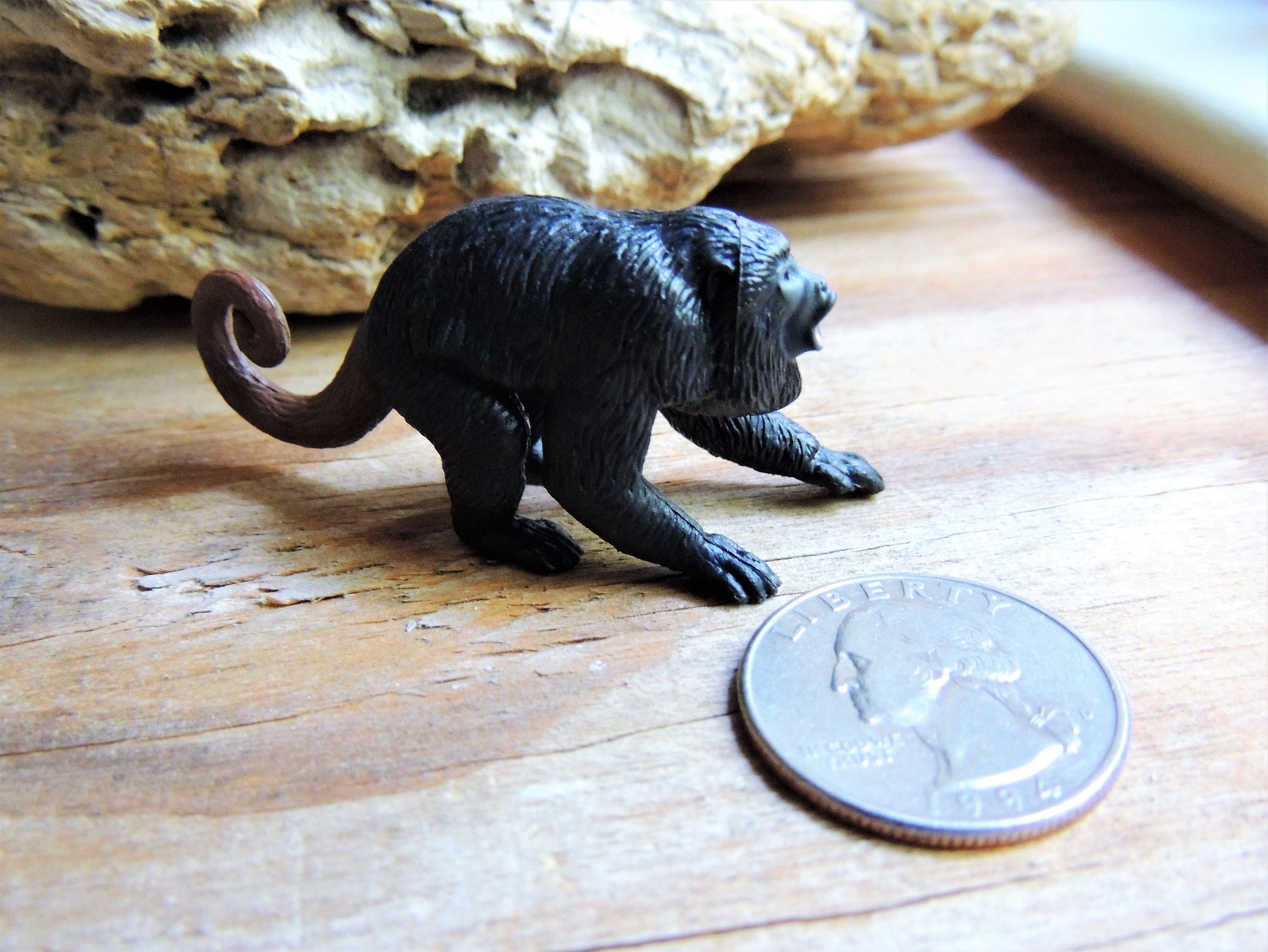 Monkey MINIATURE ANIMALS Figurines Howler Monkey Plastic - Etsy