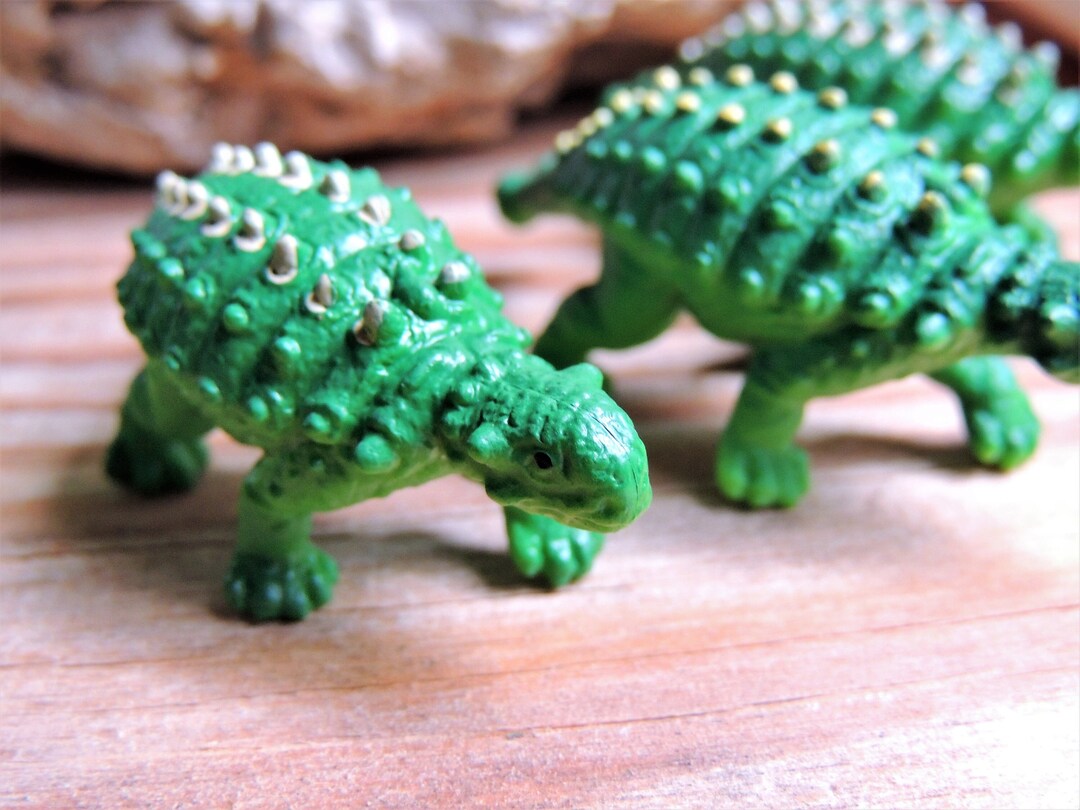 DINOSAUR TOYS MINIATURE Ankylosaurus Figure Figurine Fairy - Etsy