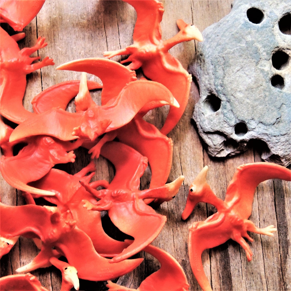 MINIATURE DINOSAUR Pterodactyl Dino Plastic Toy Figure - Etsy