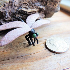 MINIATURE DRAGONFLY Insect Animals Figure Figurine Dollhouse - Etsy