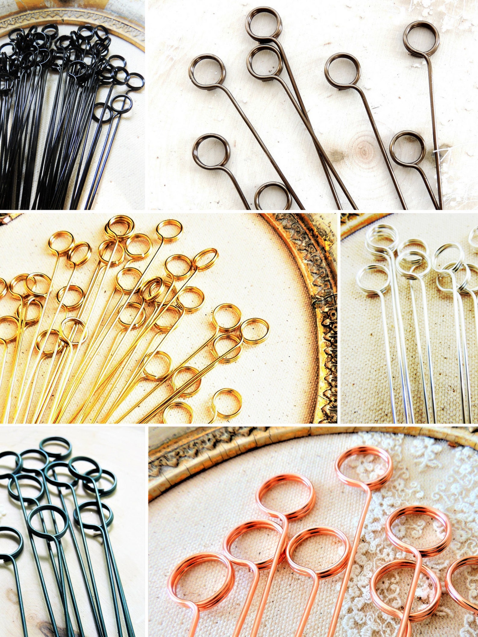 WIRE CARD HOLDERS Table Number Holder Wedding Gold Tall Wire - Etsy