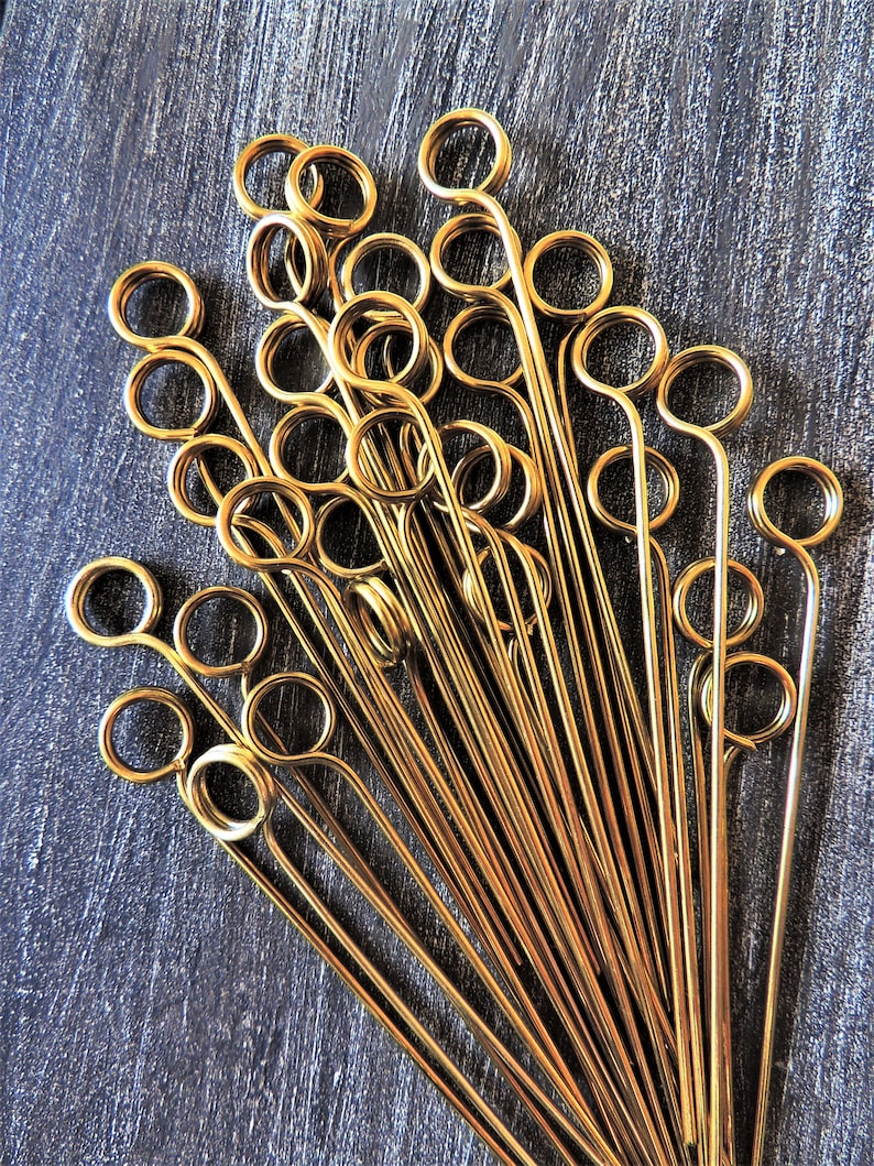 3.5 WIRE CARD HOLDERS Set Picks Gold No Base Place Card - Etsy