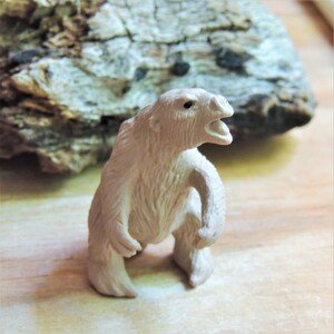 MINIATURE PREHISTORIC MAMMAL Giant Sloth Animal Figure Figurine ...