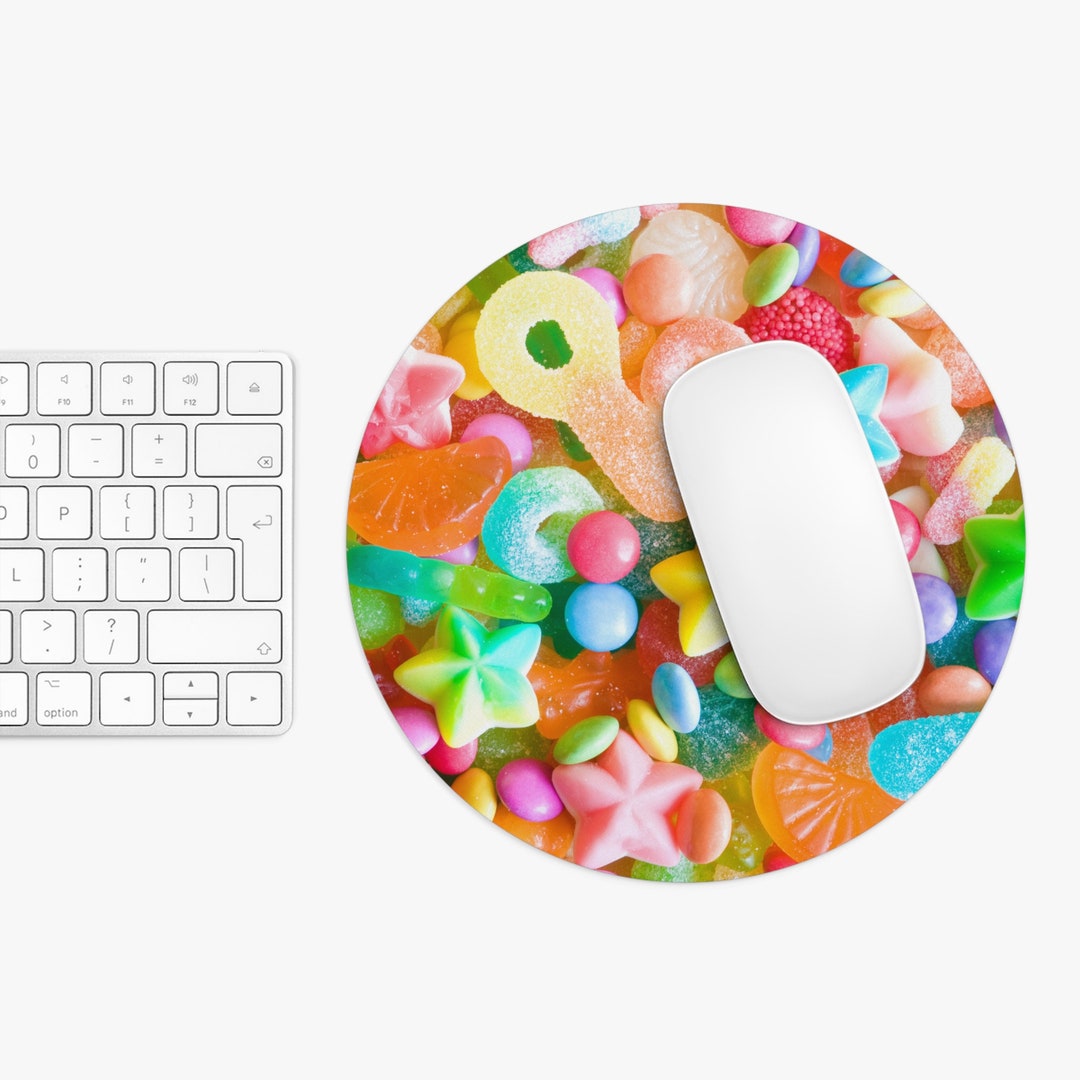 MOUSE PAD Candy Sweets Print Cute Pretty Mousepad Mouse Mat Desk ...