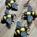 MINIATURE Bumble Bee Figurine Insect Animal Tiny Mini Figure Terrarium ...